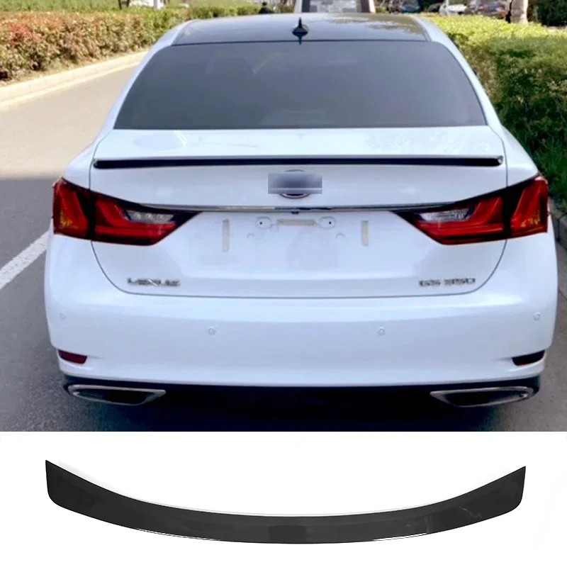 Black Spoiler for Lexus GS 200 Tail Fin 250 300 350 450 2012 to 2018 ...