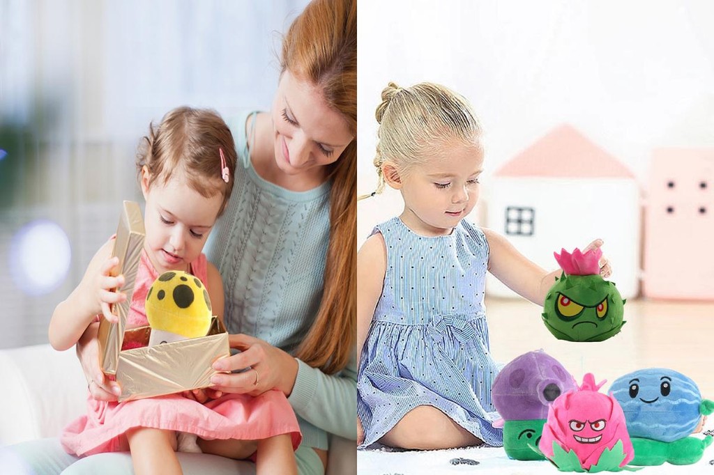 {biling} Watermelon Shape Plush Doll Stuffed Plush Doll Adorable Plants ...