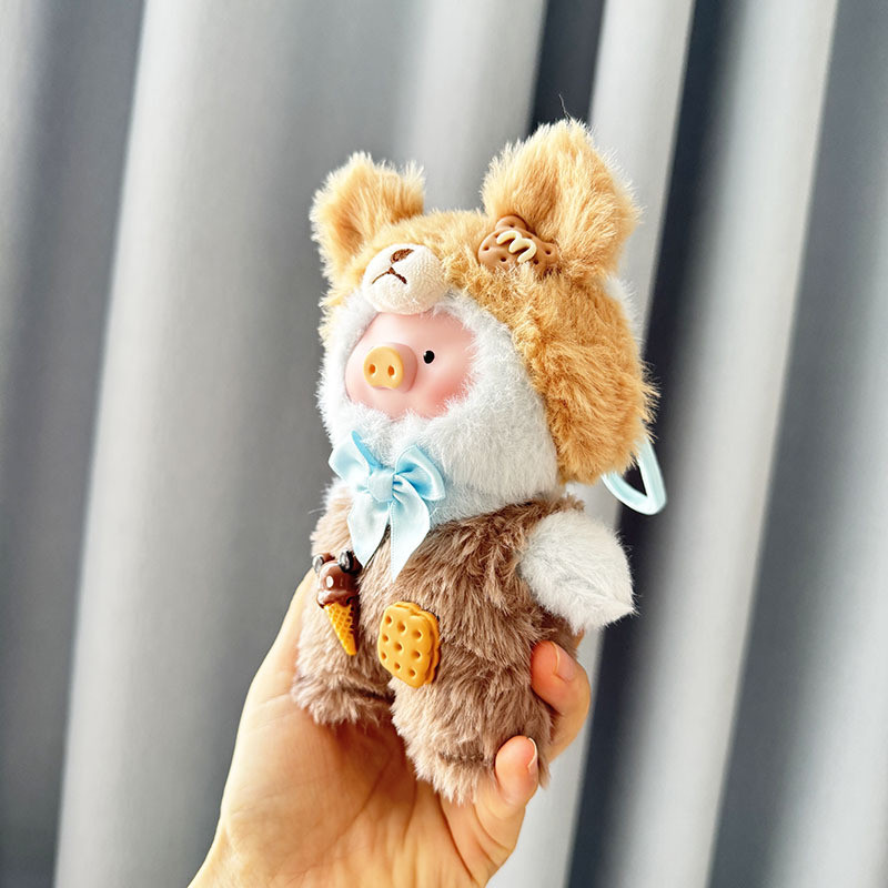 Lulu Pig Clothes LuLu Pig Doll Plush Pendant Canned Pig Overalls Set | Shopee Malaysia
