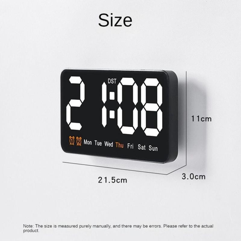 my electronic wall clock, mounted wall, multi -function voice control ...