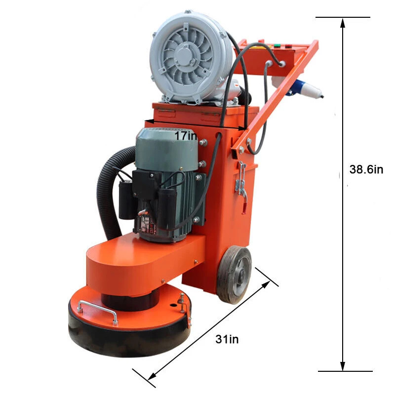 Customized epoxy floor grinder 380mm concrete floor grinding and ...