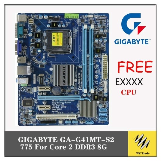 in stock GIGABYTE GA-G41MT-S2 Desktop Motherboard G41 Socket LGA 775 ...