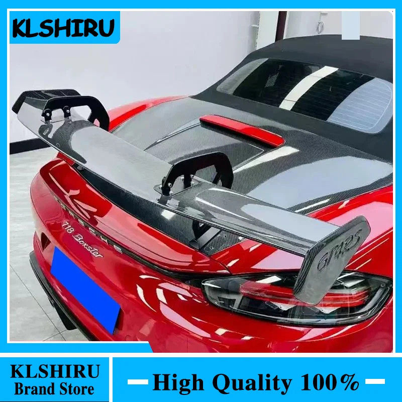 For Porsche Cayman 718 987 997 998 981 911 Boxster GT4 Carbon Fiber ...