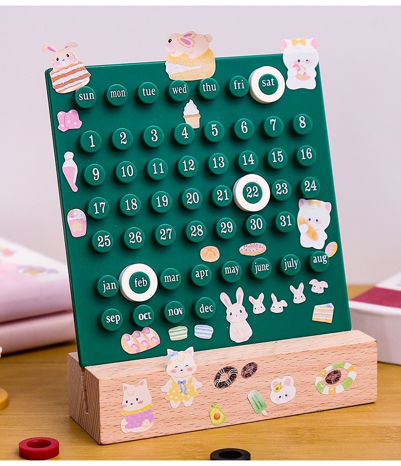 Acrylic Calendar Desktop Calendar Calendar Detachable Desktop Calendar ...