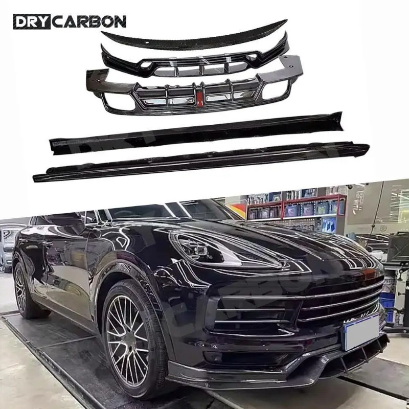 Carbon Fiber/FRP Rear Diffuser Front Bumper Lip Side Skirts Rocker ...