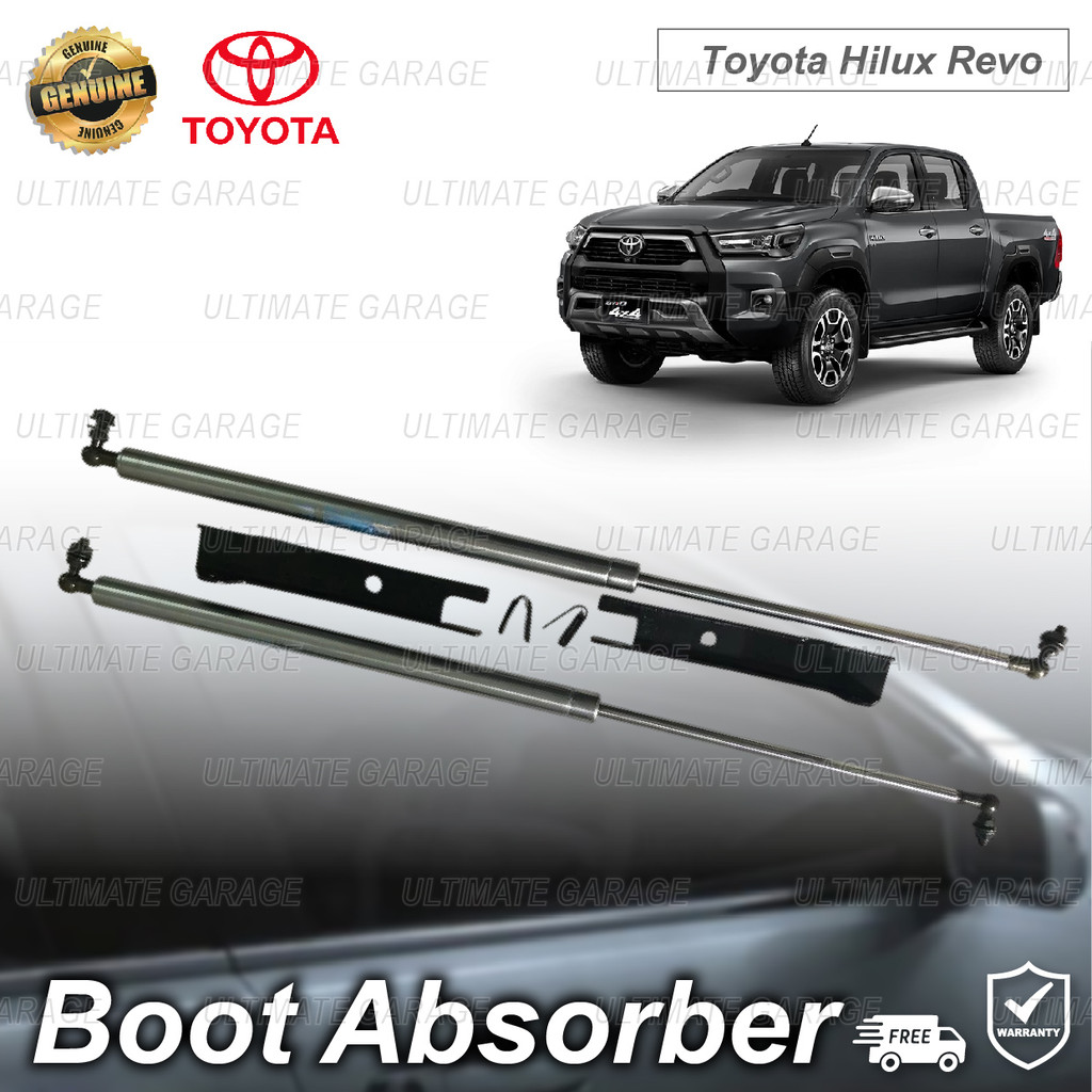 Toyota Hilux Revo Front Bonnet Damper Boot Absorber Gas Spring Set ...
