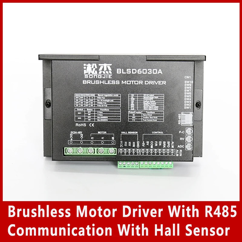 Brushless motor driver with R485 communication adjustable speed can CW ...