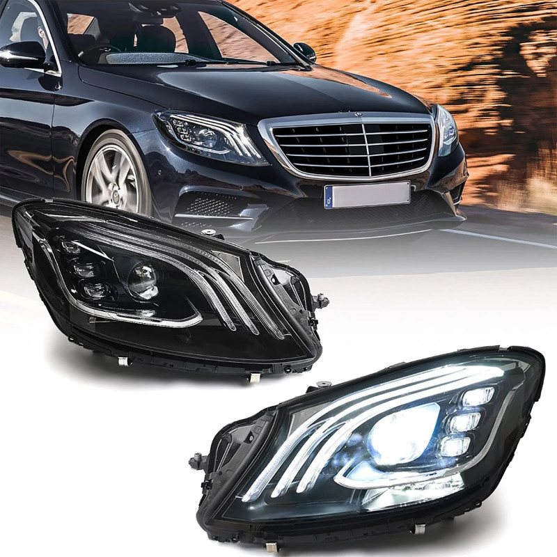 Car Lights LED Headlights Assembly For Benz W213 2016-2020 Mercedes E ...