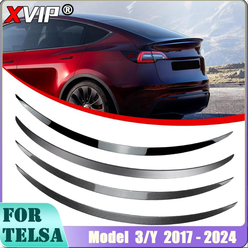 XVIP Spoiler For Tesla ModelY 2021-2024 ABS Material Spoilers Wings Fit ...