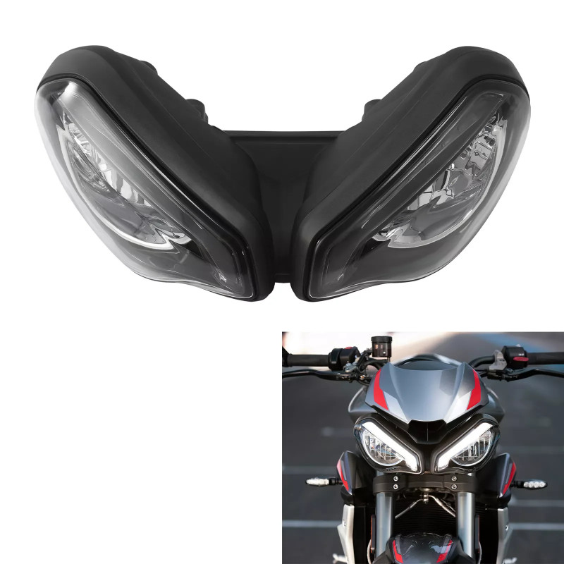 Motorcycle Front Headlight Headlamp For Triumph Street Triple 765 2023 ...