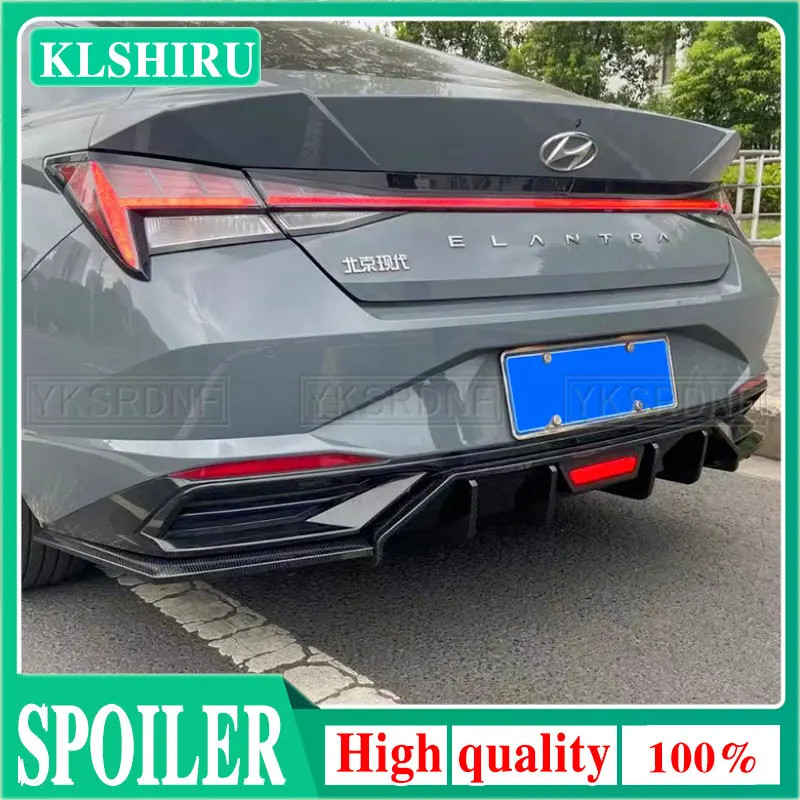For Hyundai Elantra Avante CN7 2020 2021 2022 Rear Spoiler Rear ...