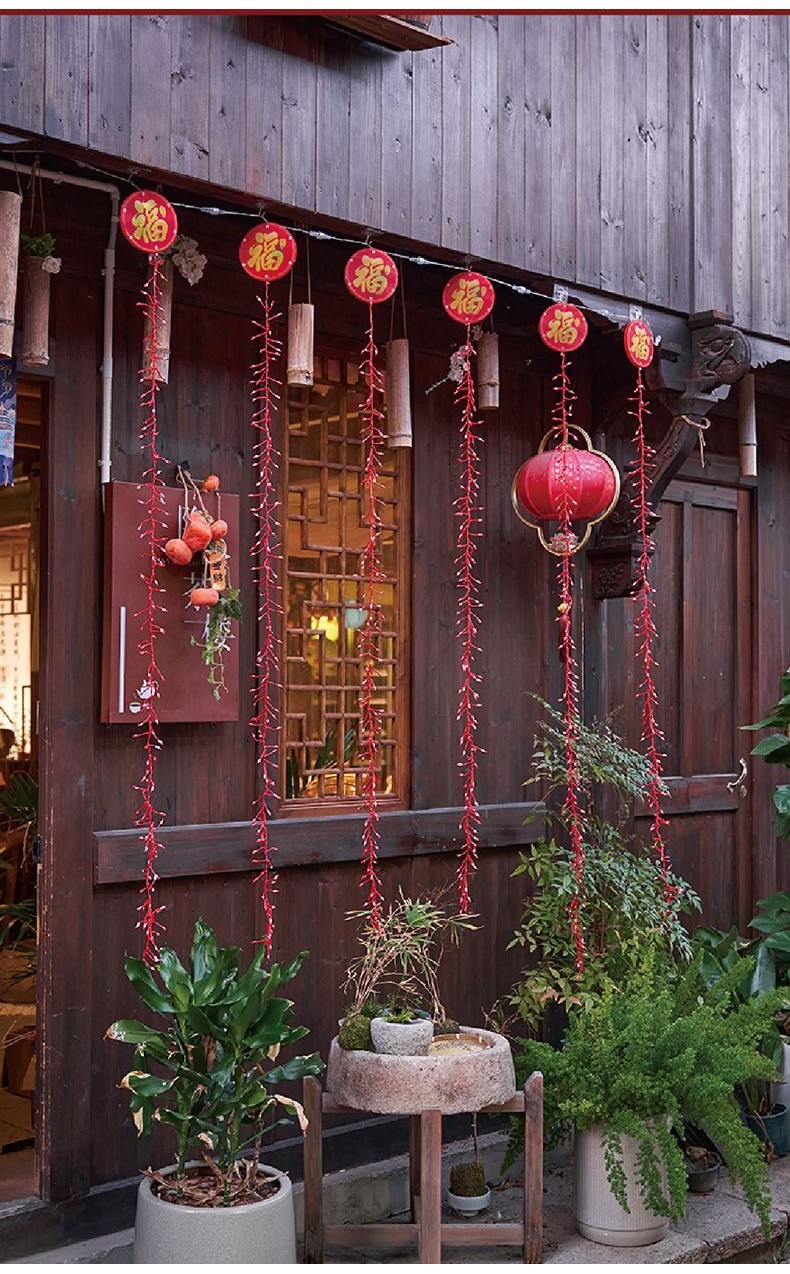 Firecracker Light Plug in Concatenable String Lights Outdoor Light ...