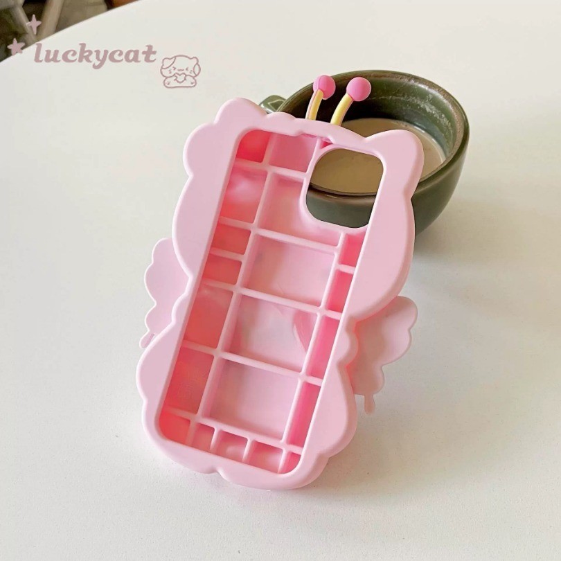 iPhone 16 15 14 13 12 11 Pro Max X Xr Xs Max 7 8 6 6s Plus Phone Case Cute Flower Dress and Bees ...