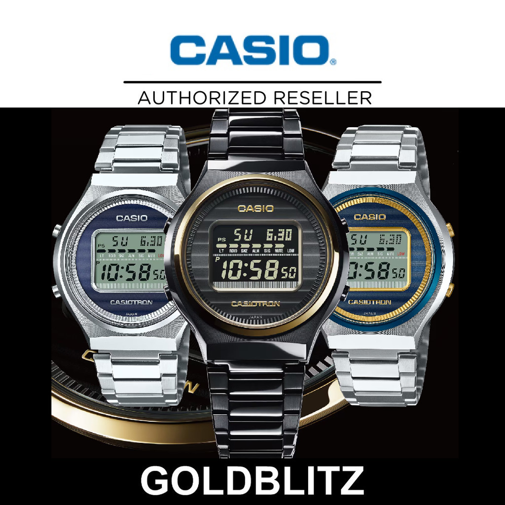 Casio TRN-50SS-2A TRN-50ZE-1A 50th Anniversary Limited edition Casiotron Stainless Steel Men's ...
