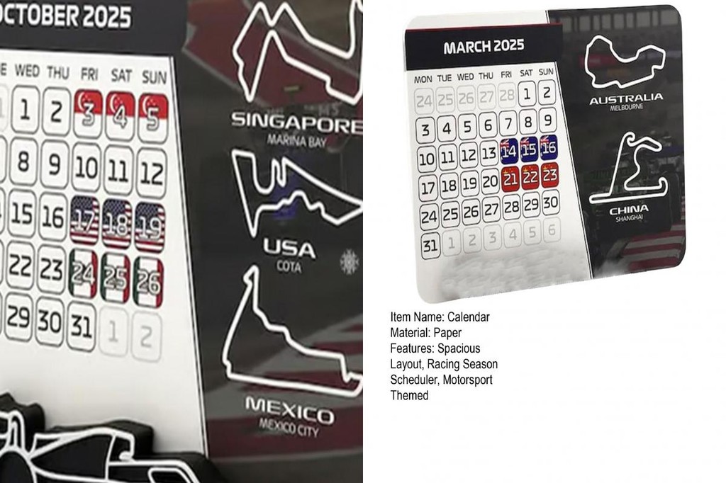 KDDT- Motorsport Race Weekend Planner Racing Calendar with Notes 2025 ...