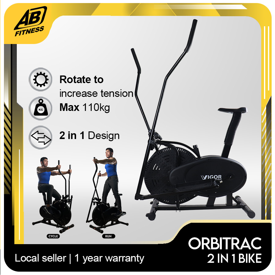 Orbitrac Elliptical Trainer Exercise Bike (2 in 1) / Basikal Latihan ...