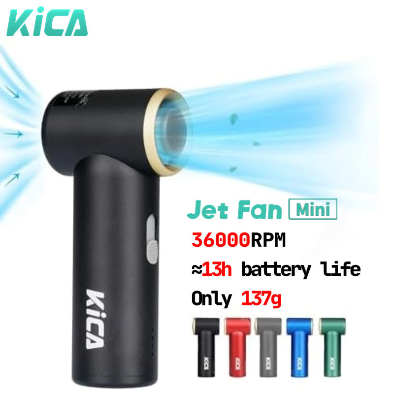 KiCA New Portable JetFan-Mini Air Blower Pocket Turbo Fan Rechargeable ...