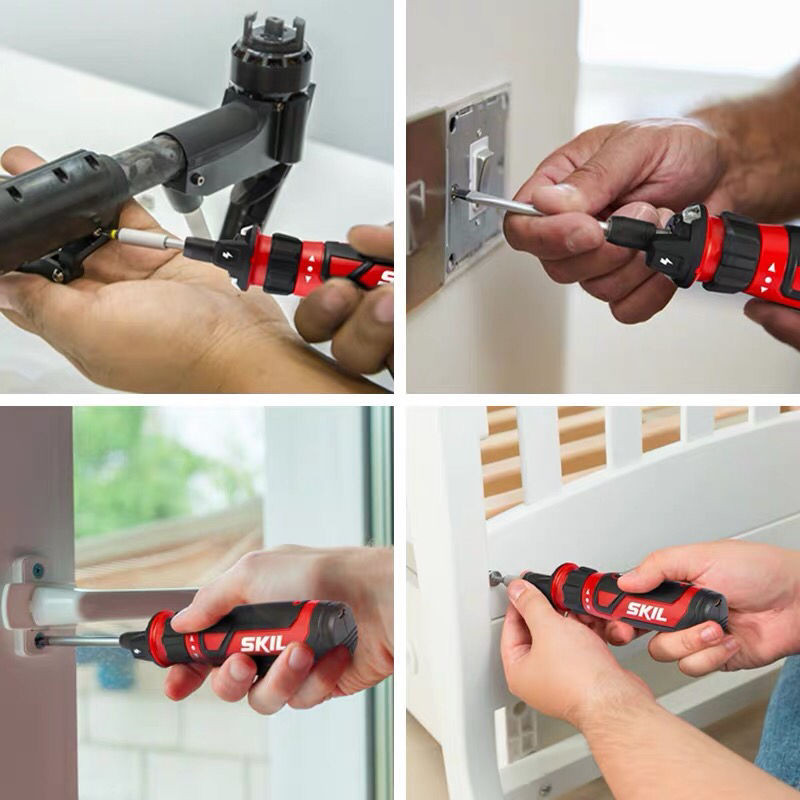 SKIL 4V Mini Cordless Screwdriver SD561201 Electrical Detect Stripping ...