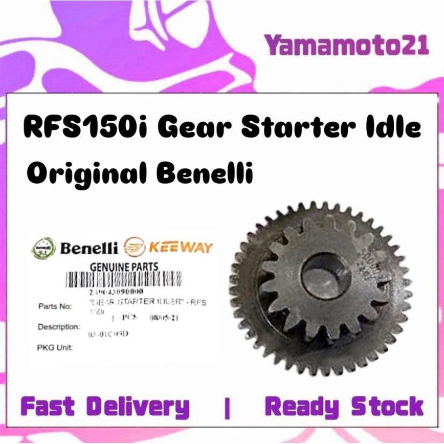 Original Benelli RFS150 RFS150i RFS 150 RFS 150i Gear Starter Idle ...