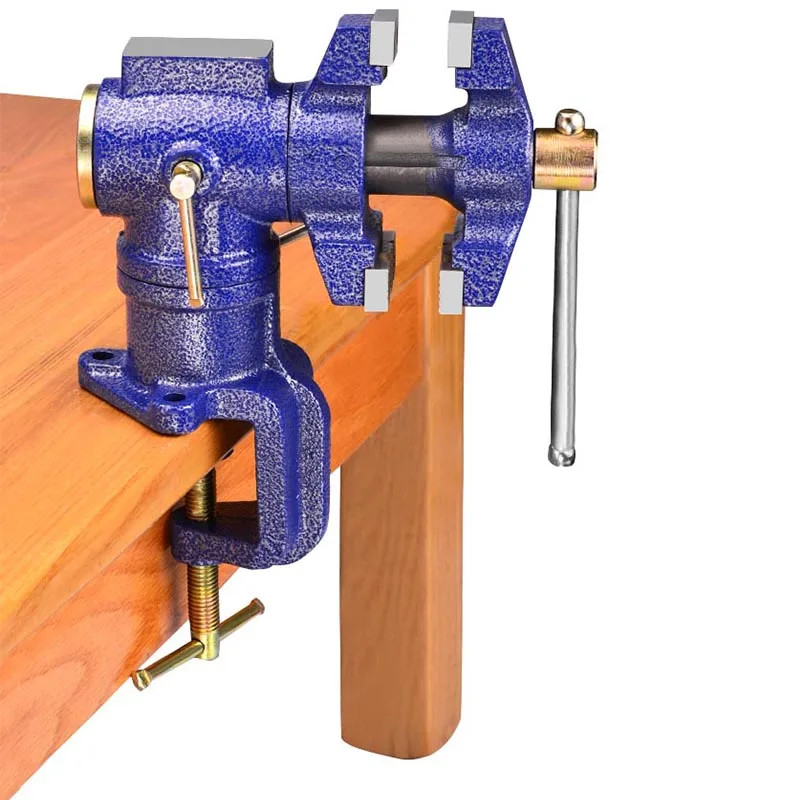 Multifunctional Bench Vice Household Vise Clamp 360 Degree Rotating ...