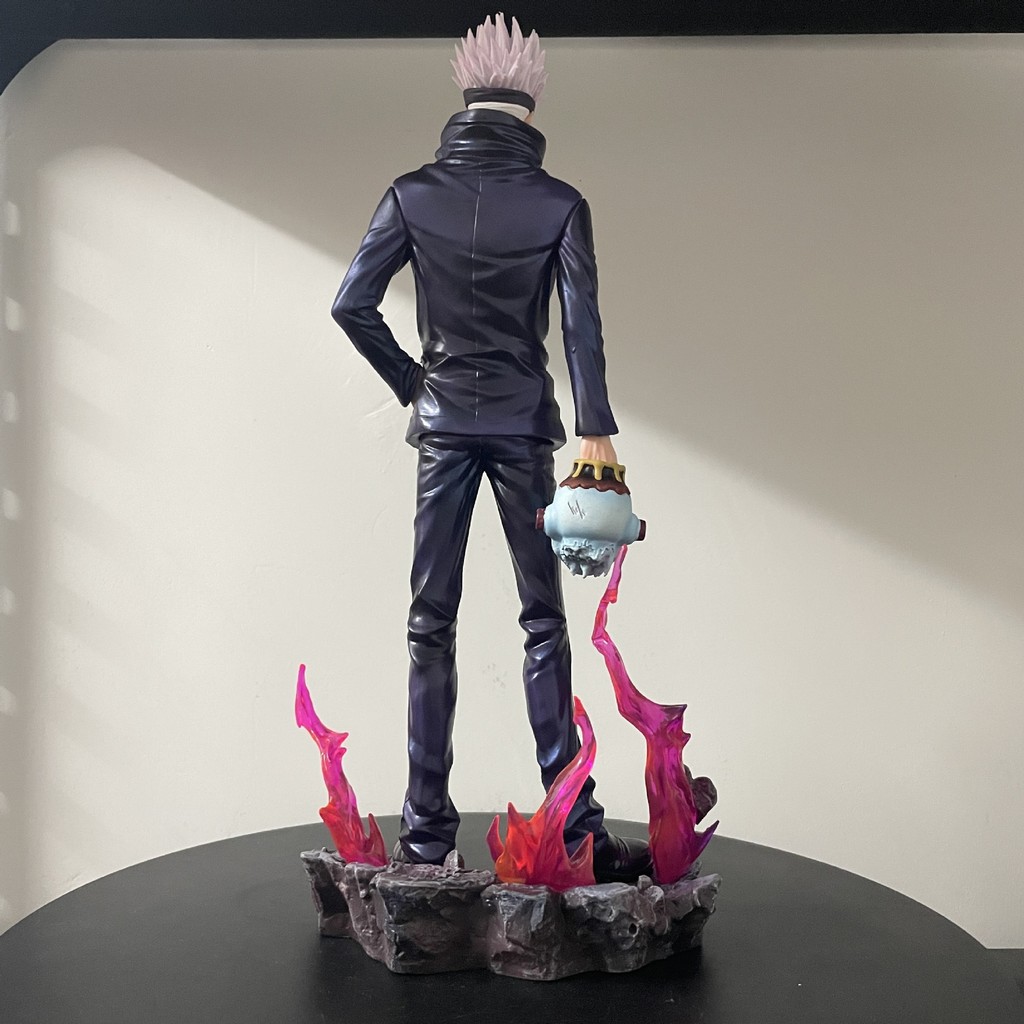 33cm Jujutsu Kaisen Gojo Satoru Standing Posture Two Face Replaced High ...