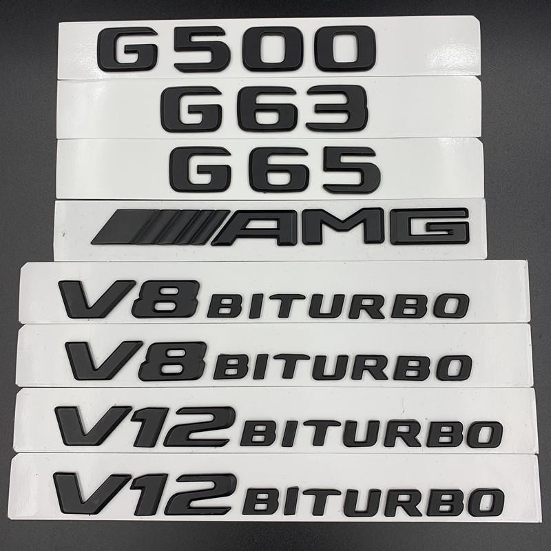 Benz G-Class Wordmark G500 G63 G65 AMG Modified Car Logo Rear Tail Logo ...