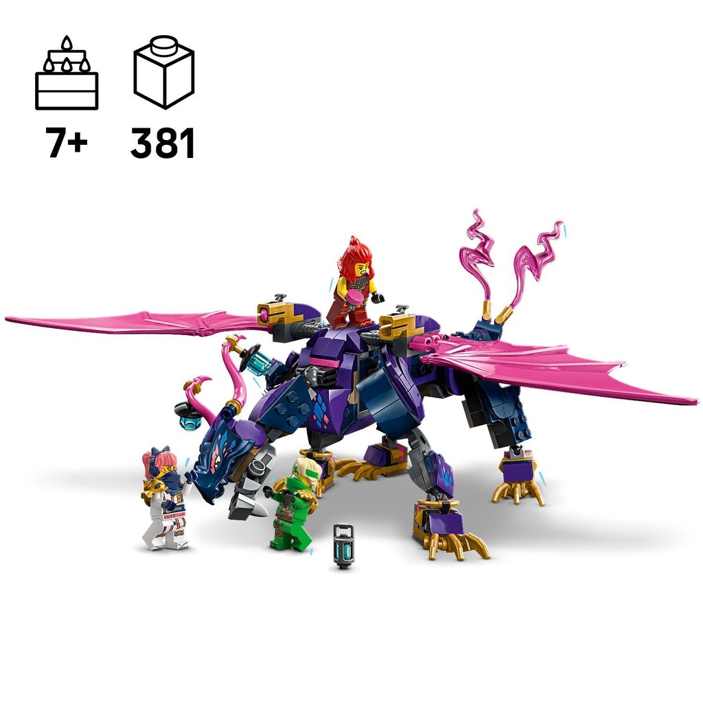 LEGO 71842 NINJAGO Rontu the Master Dragon Building Toy Set (381 Pieces ...