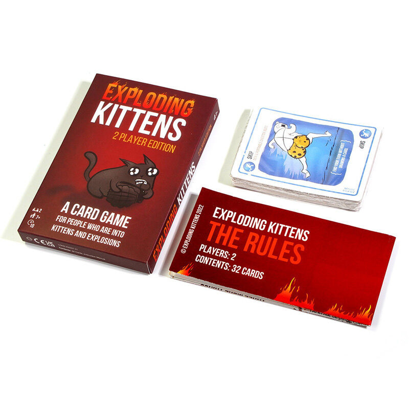 Card Game Exploding Kittens 2 Player Edition | Shopee Malaysia