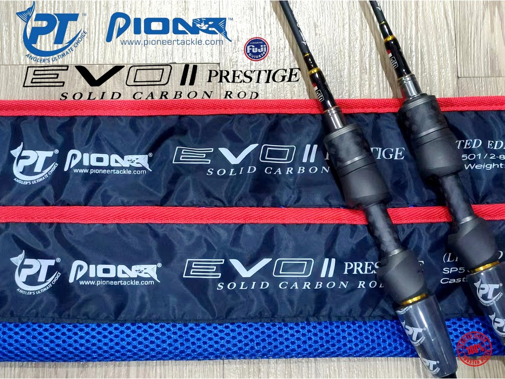 PIONEER EVO II PRESTIGE / EVO II XF / EVO II SOLID CARBON UL FISHING ...