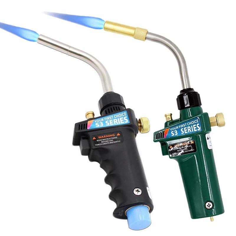 Braze Welding Torch MAPP Propane Gas Torch Piezo Trigger Ignition ...