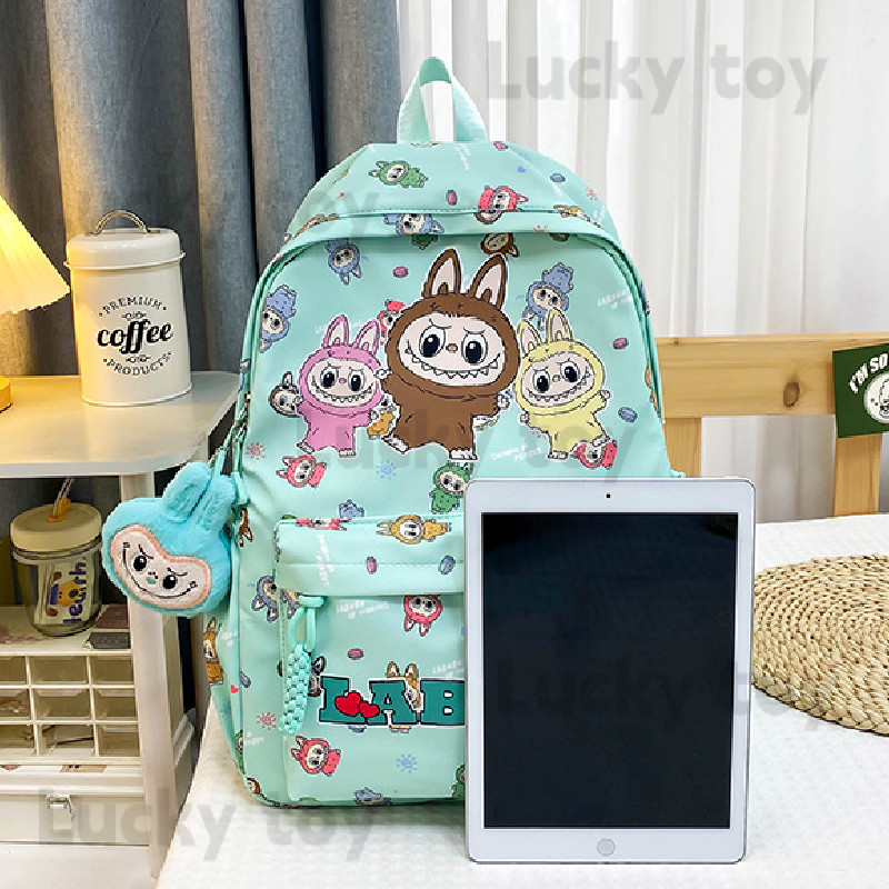 【Ready Stock 🇲🇾】42cm Labubu Beg Sekolah Murah Budak Perempuan Labubu ...