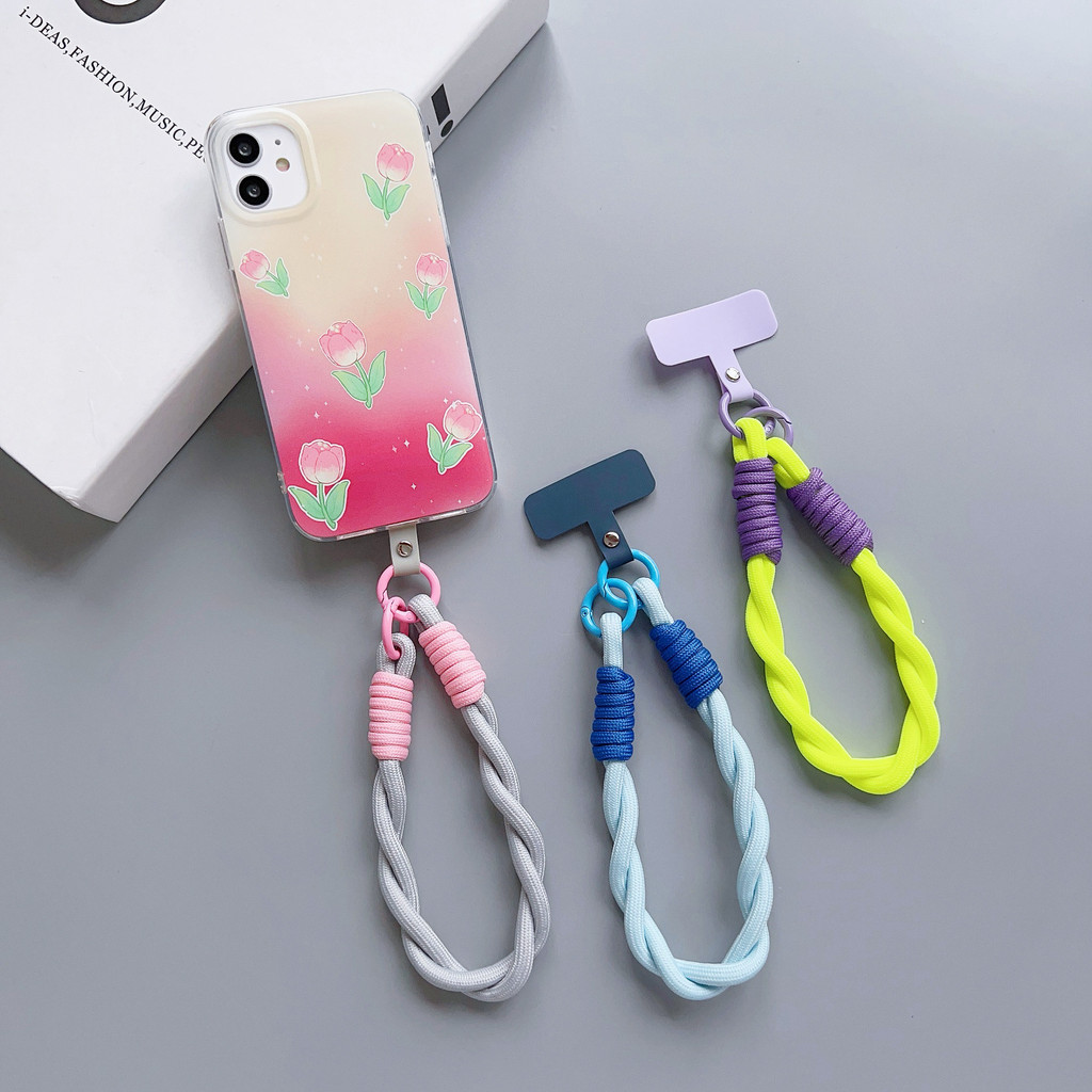 Mobile Phone Lanyard Short Rope Wrist Gasket Thick Rope Short Rope ...