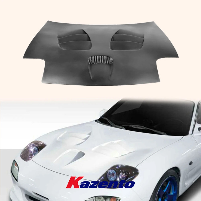 For Mazda RX-7 RX7 FD3S FD SC Type Vented Cooling Front Hood Bonnet FRP ...