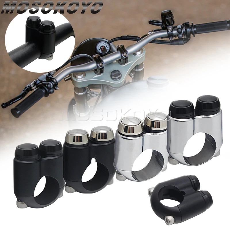Universal Cafe Racer 22mm 25mm 2 Button Handlebar Switches Mini M ...
