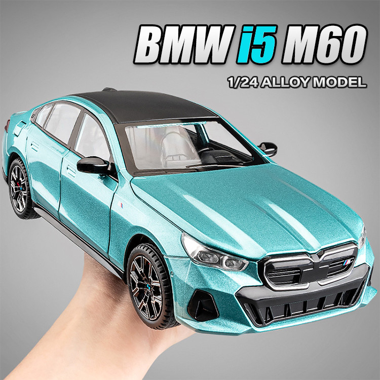KLT 1:24 BMW i5 M60 Diecast Model Car Alloy Cars Toys Collection Gift ...