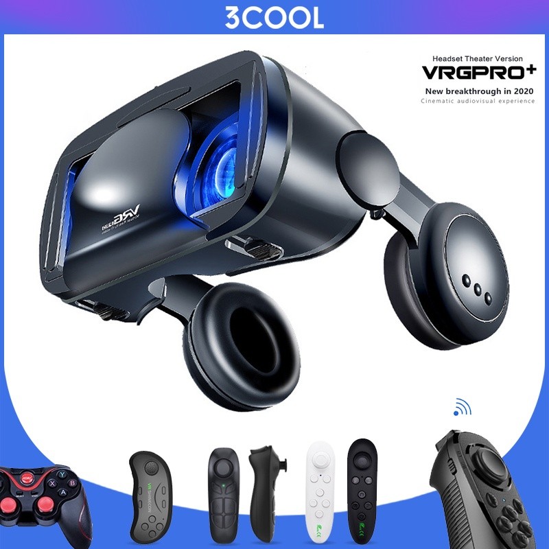 in stock Ready Stock VRGPro+game headset+Bluetooth wireless handle + vr ...