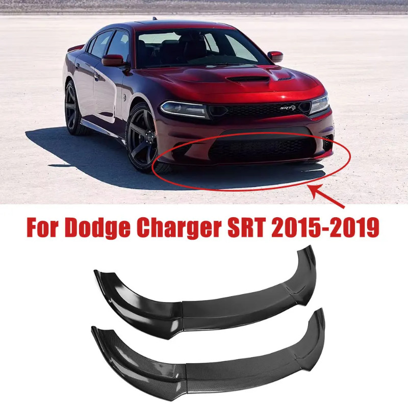 Three Stage Car Front Bumper Spoiler Front Lower Lip Diffuser For Dodge ...
