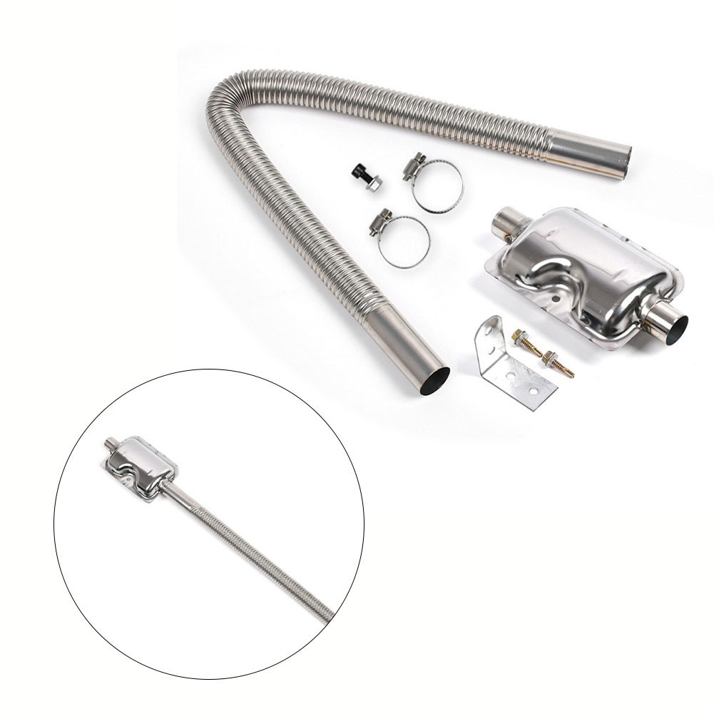 JUMLEE ️200cm/150cm Air Diesel Heater Parking Stainless Steel Exhaust ...