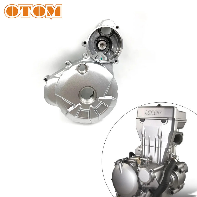 OTOM Motorcycle Left Front Stator Magneto Engine Crankcase Cover For ...