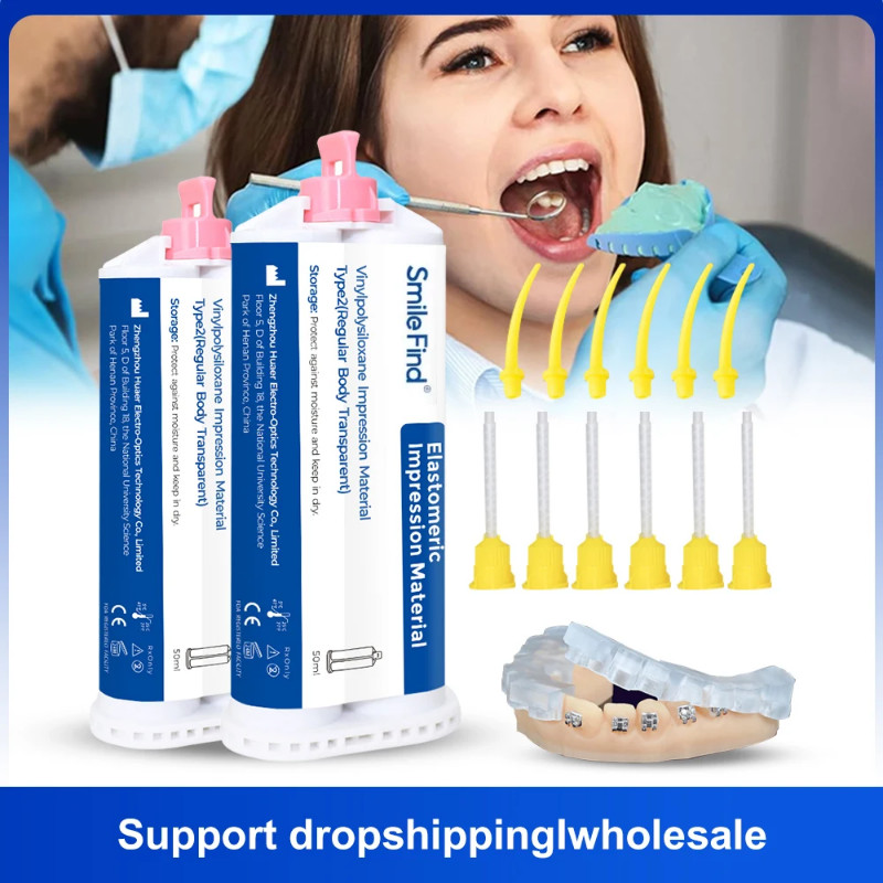 Dental Impression Materials Silicone Soft Putty Transparent Silicone ...