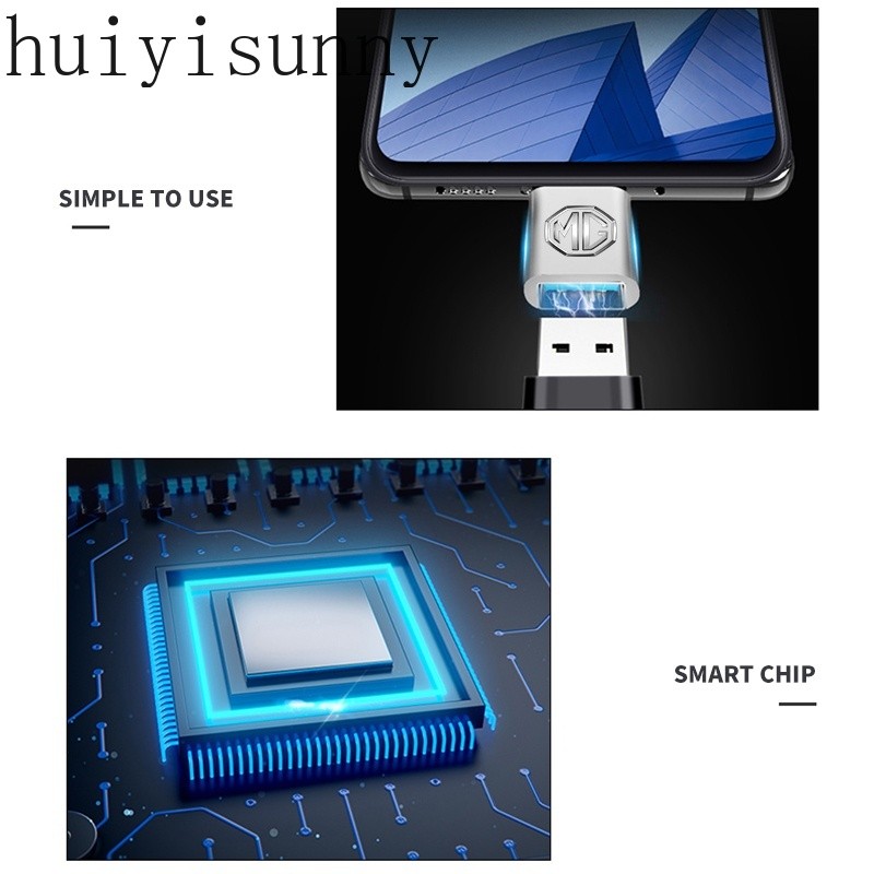 HYS MG Car Fast Charger Adapter Type C To USB Interface Adapter USB ...