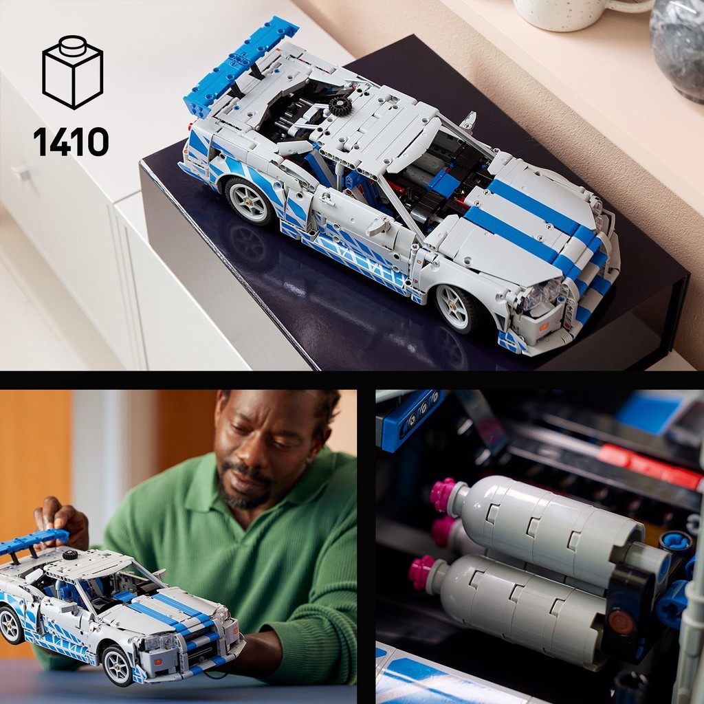 LEGO 42210 Technic 2 Fast 2 Furious Nissan Skyline GT-R (R34) Car ...