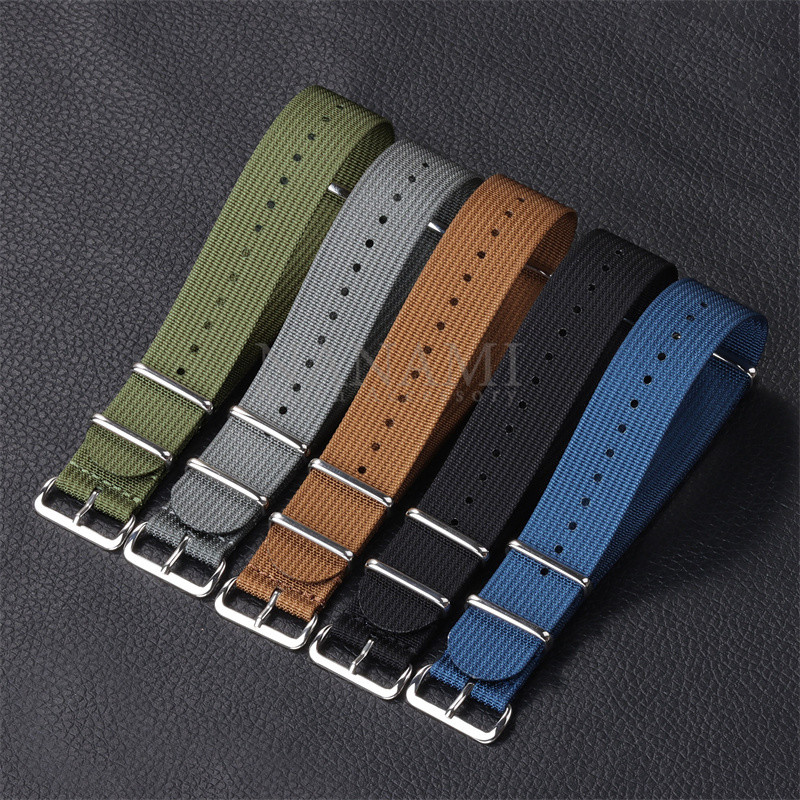 18mm 20mm 22mm Colorful Nylon Watch Strap NATO Canvas Universal ...