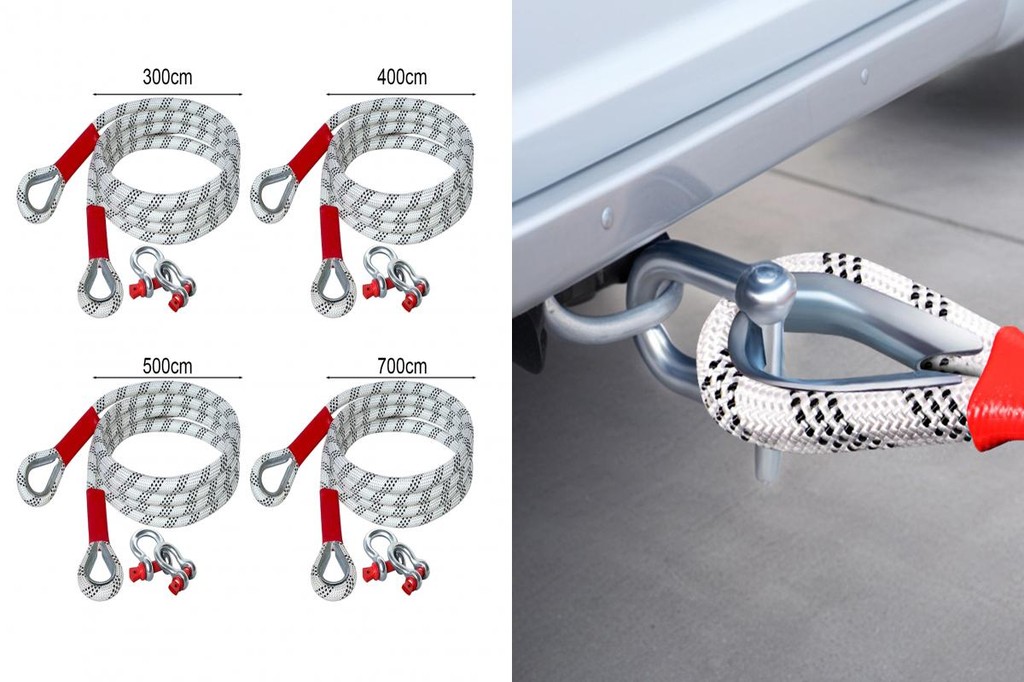 NM_ Metal Car Traction Rope Heavy-duty Trailer Rope High Strength ...