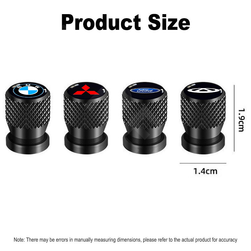 2/4PCS BMW M Car Tire Valve Cap Wheel Stem Air Cover Metal Dust-proof ...
