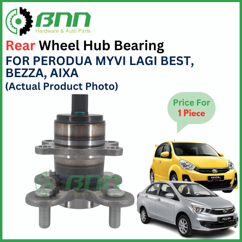 [BNN] Perodua Myvi Lagi Best, Bezza, Axia Rear Wheel Hub Bearing ...