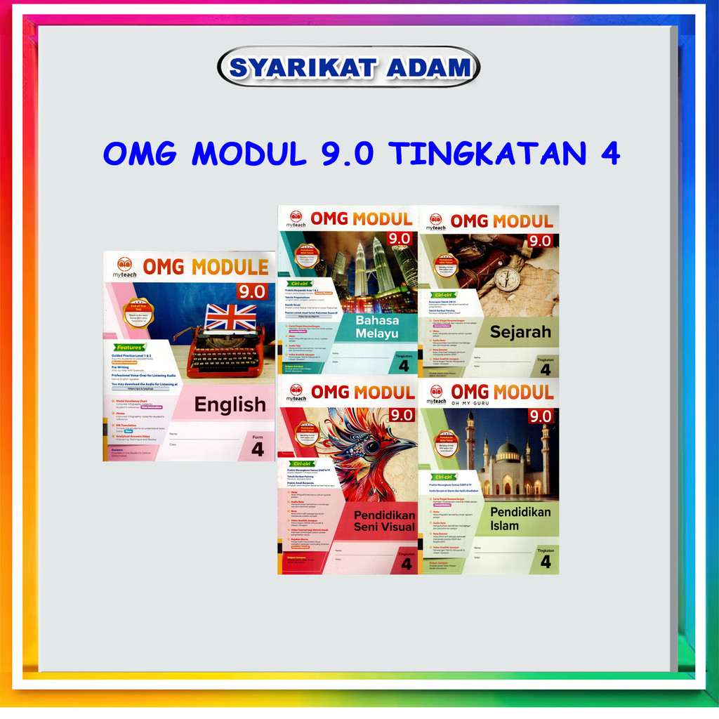 [ADM] BUKU LATIHAN : OMG MODUL 9.0 TINGKATAN 4 | Shopee Malaysia