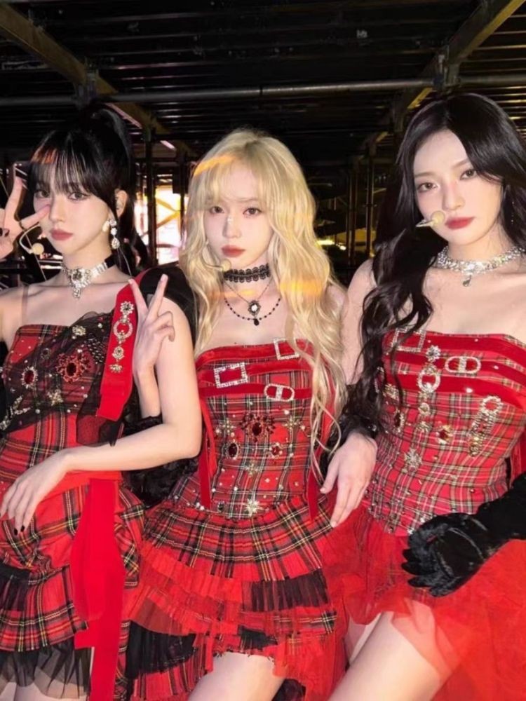 New Korean Girl Group Jazz Dance Costume Aespa Girl Group Same Style ...