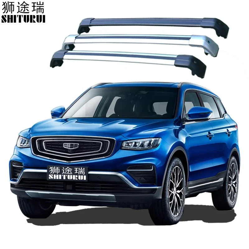 Roof bars For Geely BO YUE pro 2021 2022 2023 2024 Aluminum Alloy Side ...