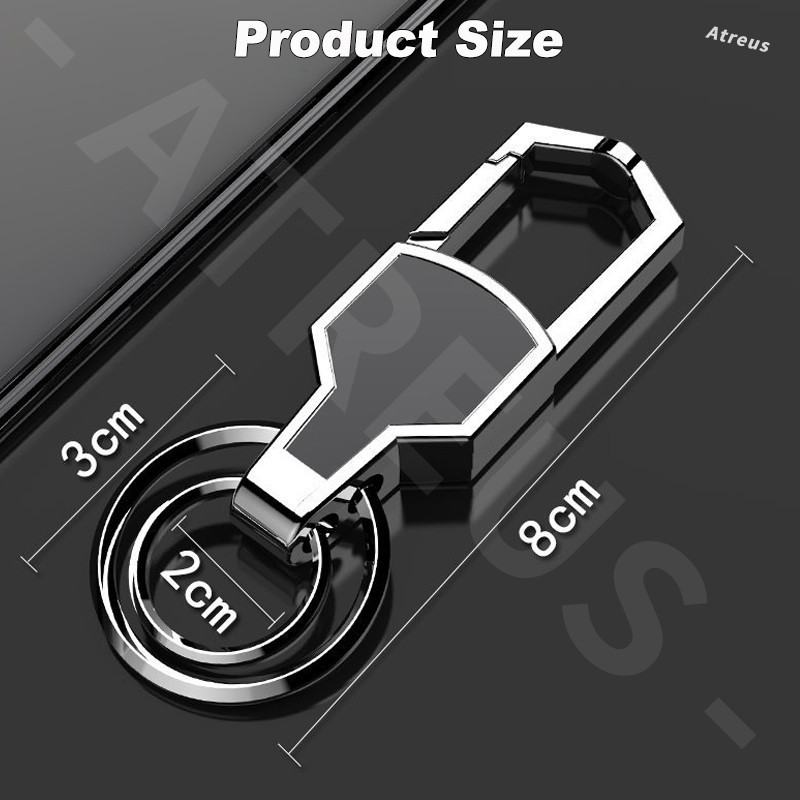 Mercedes Benz Keychain Portable Car Key Chain Laser Logo Metal Key ...